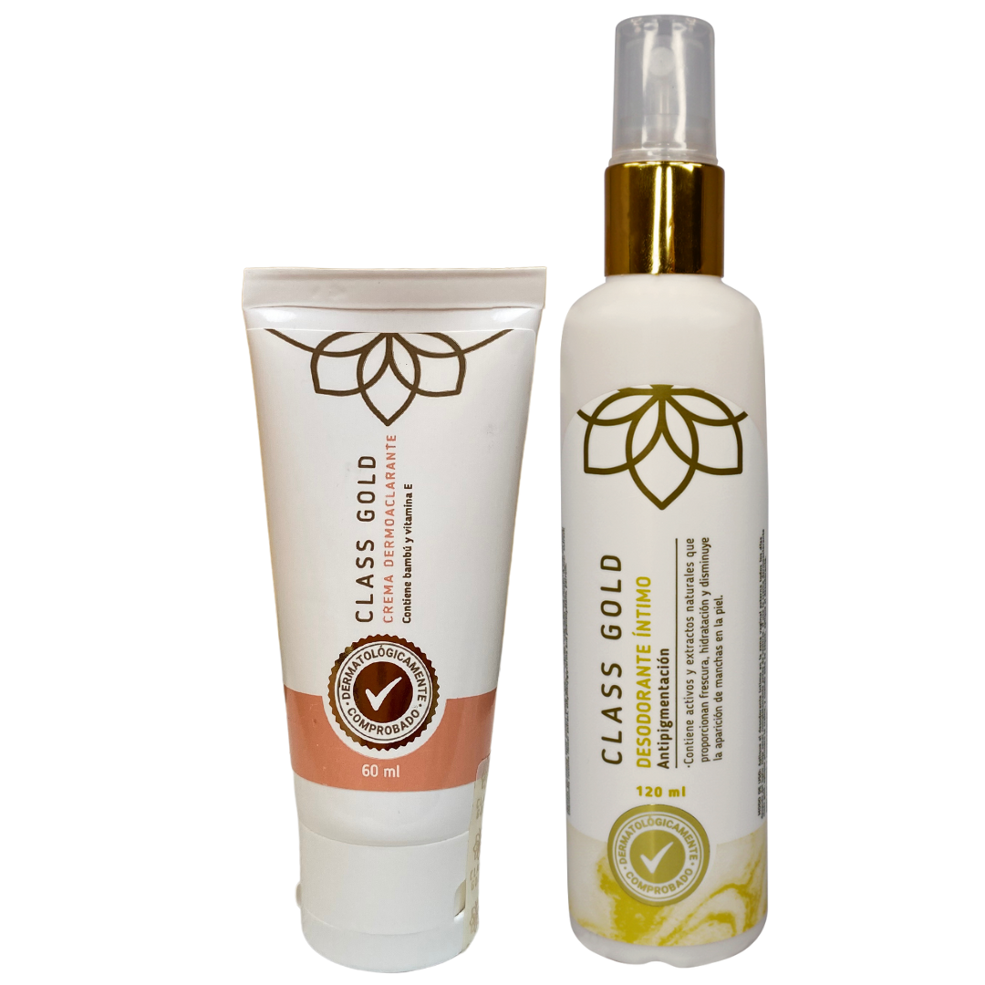 Kit Dermoaclarante 60ml y Desodorante Intimo Class Gold Primmavera ...